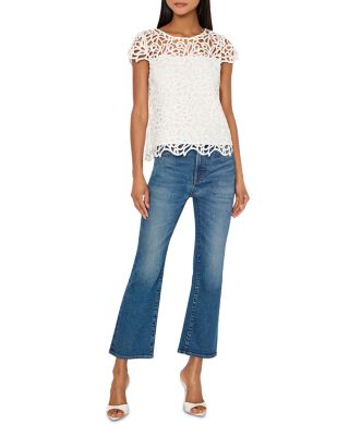 Click here for Milly Baby Curled Lace Top prices