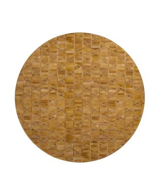 Dalyn Bozeman Washable BM4 8x8 Round Area Rug - Amber
