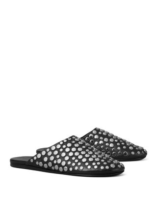 Click here for Tory Burch Womens Studded Mule Flats prices