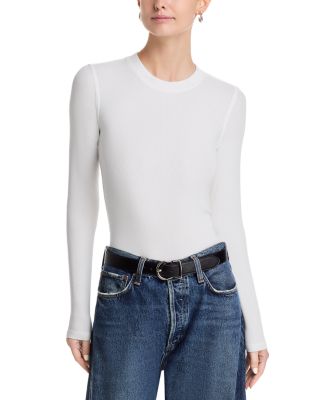 Click here for Frame The Long Sleeve Rib Tee prices