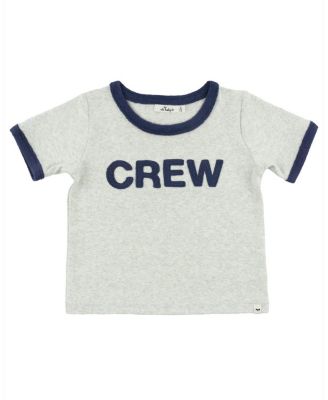 Click here for oh baby! Boys Crew Applique Billie Slub Ringer Tee... prices