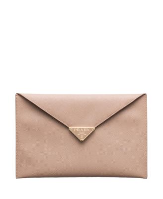 Click here for Prada Saffiano Leather Envelope Clutch prices