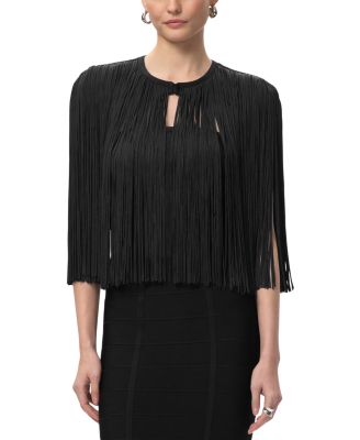 Click here for Herve Leger Fringe Cape prices