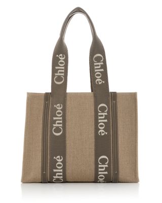 Click here for Chloe Woody Medium Canvas Tote prices