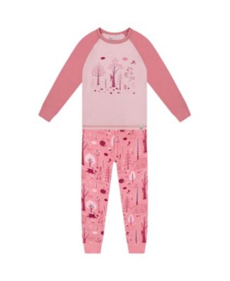 Click here for Deux par Deux Girls Organic Cotton Two-Piece Pajam... prices