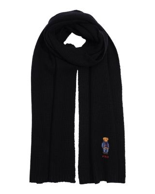 Click here for Polo Ralph Lauren Solid Denim Bear Scarf prices