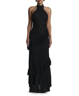 Click here for Naked Wardrobe Knit Sleeveless Flare Maxi Dress prices
