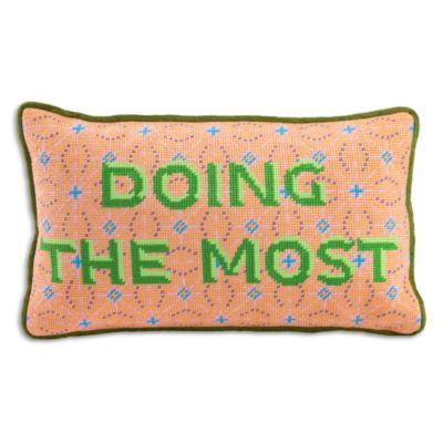 Click here for Furbish Studio Doing the Most Needlepoint Pillow prices