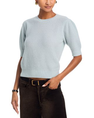 Click here for Frame The Ladder Pointelle Cashmere Sweater prices