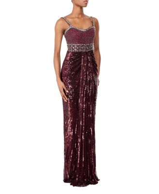 Click here for Jenny Packham Only You Embellished Draped Maxi Dre... prices