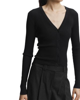 Click here for Saint Art Braylon Merino Wool V Neck Cardigan Swea... prices