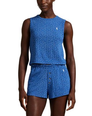 Click here for Polo Ralph Lauren Gathered Waist Boxer Pajama Set prices