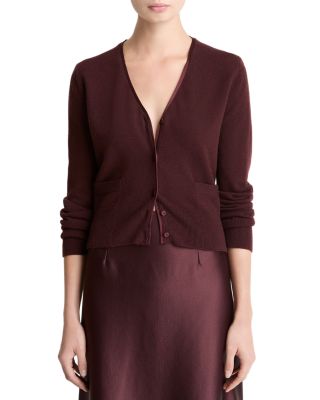 Click here for Vince Wool Blend V Neck Cardigan Sweater prices