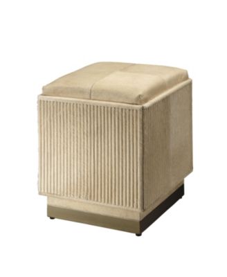 Click here for Jamie Young Easton Hide Ottoman prices
