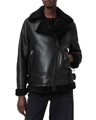 Click here for Allsaints Sola Shearling Jacket prices