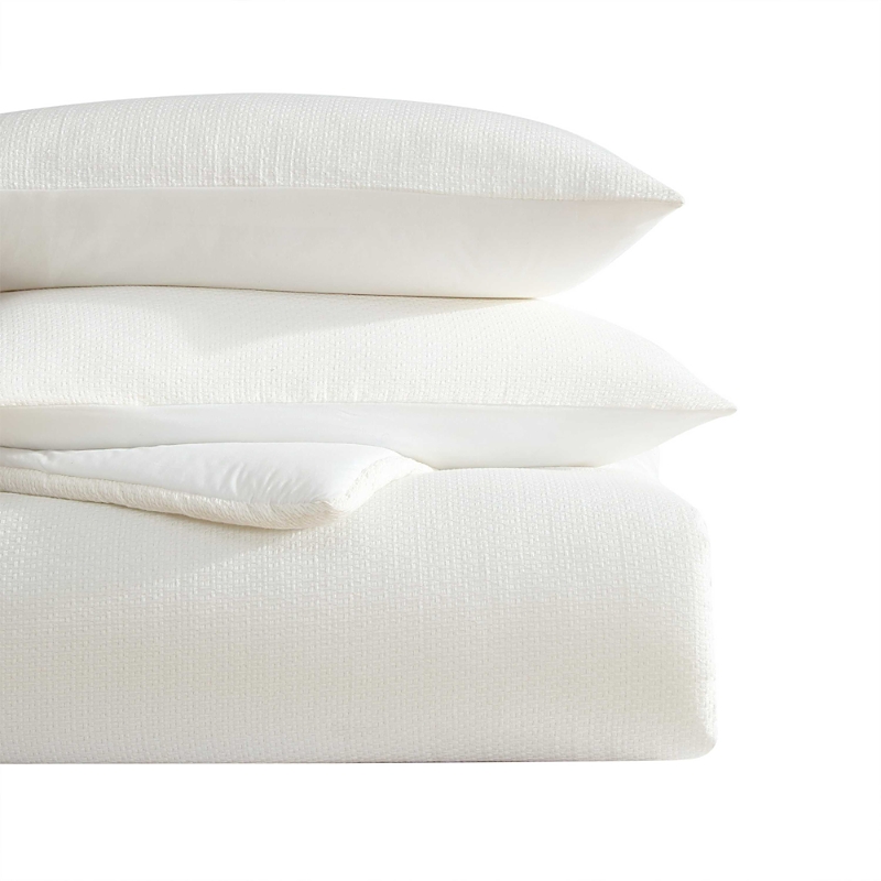 Click here for Vera Wang Threaded Basketweave Cotton 3 Piece Comf... prices