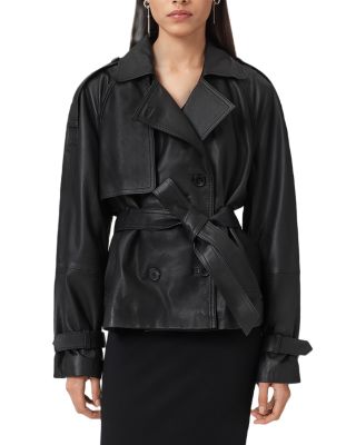 Click here for Allsaints Reed Leather Trench Jacket prices