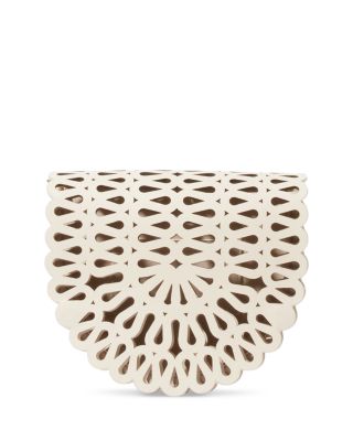Click here for Simkhai McCall Laser Cut Leather Clutch prices