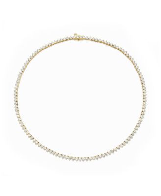 Click here for Vrai Tennis Necklace  Medium in 14K Gold  12.20ctw... prices