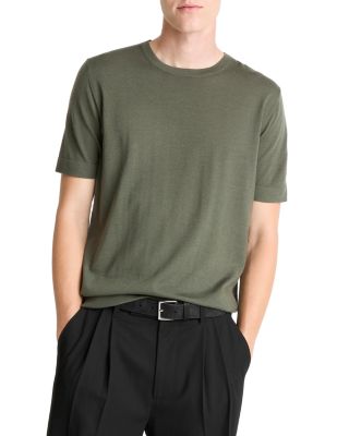 Click here for Vince Classic Fit Short Sleeve Wool Sweater prices