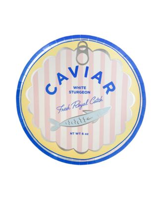 Jollity & Co. Le Dinner Caviar Can Paper Dinner Plates, Set of 8 ...