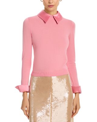 Click here for Alice and Olivia Porla Collared Sweater prices