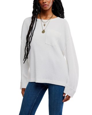 Click here for Free People Dawson Pocket Thermal Tee prices