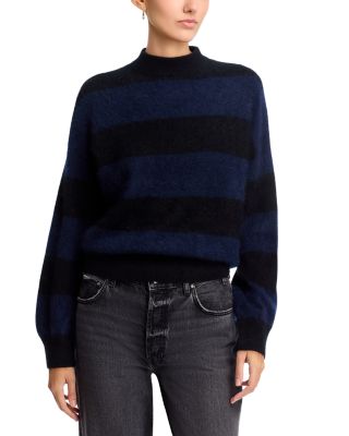 Click here for Majestic Filatures Wool & Cashmere Striped Sweater prices