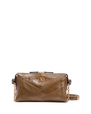 Click here for Valentino Garavani Panthea Small VLogo Leather Sho... prices