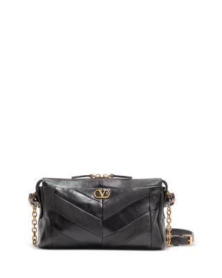 Click here for Valentino Garavani Panthea Small VLogo Leather Sho... prices
