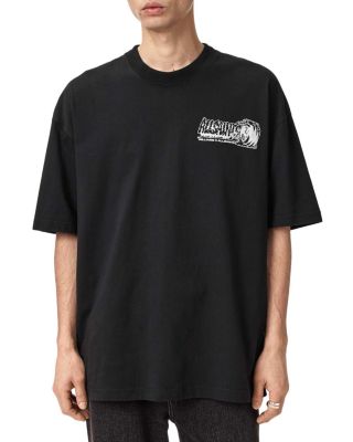 Click here for Allsaints Burnout Short Sleeved Crewneck Tee prices