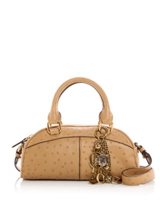 Click here for Chloe Small Stippled Leather Bowling Bag prices