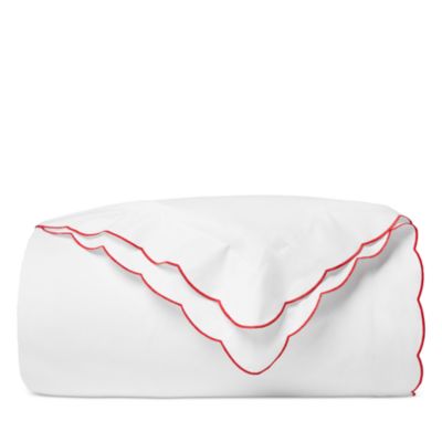 Click here for Sferra Limana Scalloped Duvet Cover  King prices