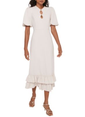 Click here for Mint Velvet Womens Diamante Trim Midi Dress prices