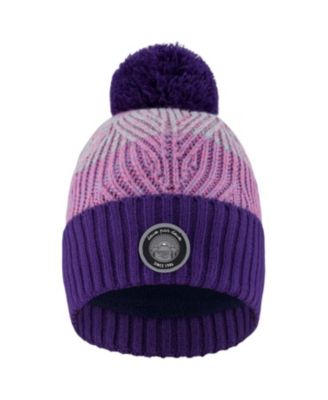 Click here for Deux par Deux Girls Lined Knit Pompom Hat Stripes... prices