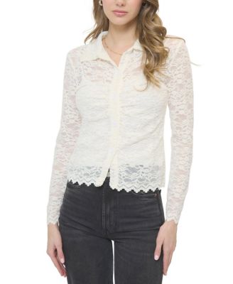 Click here for Central Park West Womens Stella Stretch Lace Butto... prices