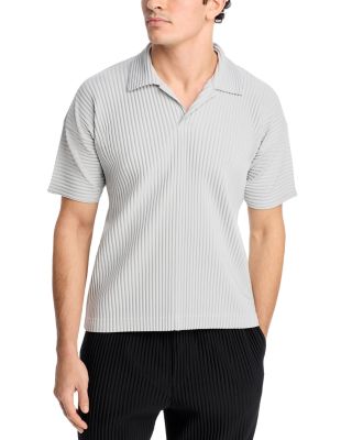 Click here for Homme PLISSE Issey Miyake Basics Ribbed Polo Shirt prices