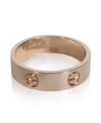 Click here for Pre-Owned Cartier Love 18k Rose Gold Ring prices