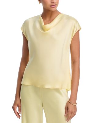 Click here for Vince Cowl Neck Silk Blouse prices