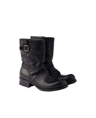 Click here for Prada Mens Leather Mid-Calf Boots prices