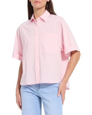 Click here for Lysse Corinna Oversized Cropped Shirt prices