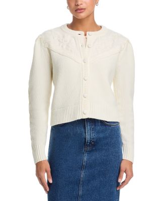 Click here for Aqua Floral Embroidered Cardigan - Exclusive prices