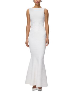 Click here for Herve Leger The Dion Mermaid Gown prices