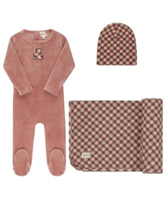 Click here for Elys & Co. Unisex Velour Plaid Bear Collection Tak... prices