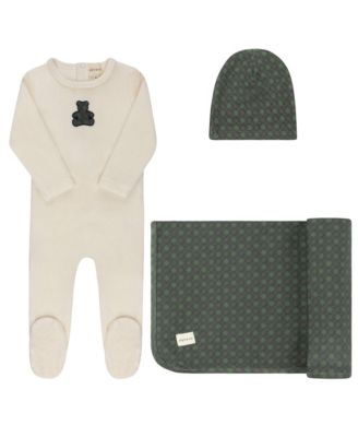 Click here for Elys & Co. Unisex Velour Plaid Bear Collection Tak... prices