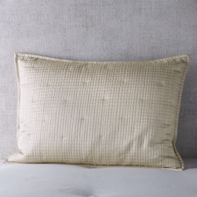 Click here for Hudson Park Collection Luxe Textured Check Sham Se... prices