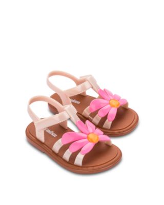 Click here for Mini Melissa Girls Hip Bloomy Sandals - Toddler prices
