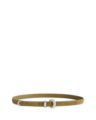 Click here for Madewell Womens Lucie Dome Buckle Suede Belt prices