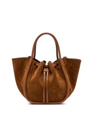 Click here for Proenza Schouler Small Ruched Soft Suede Tote Bag prices