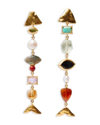 Click here for Chan Luu Multi Gemstone Fish Mismatch Linear Drop... prices